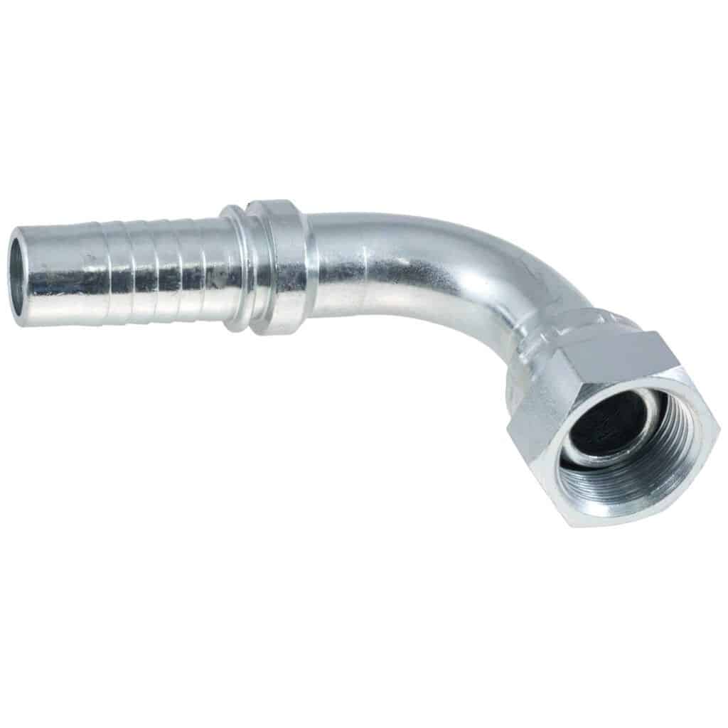 JIC-Letkuliitin Sisäkierre, 90 Kulma,UNF1 1/16"Sk-3/4"Letkukara ...